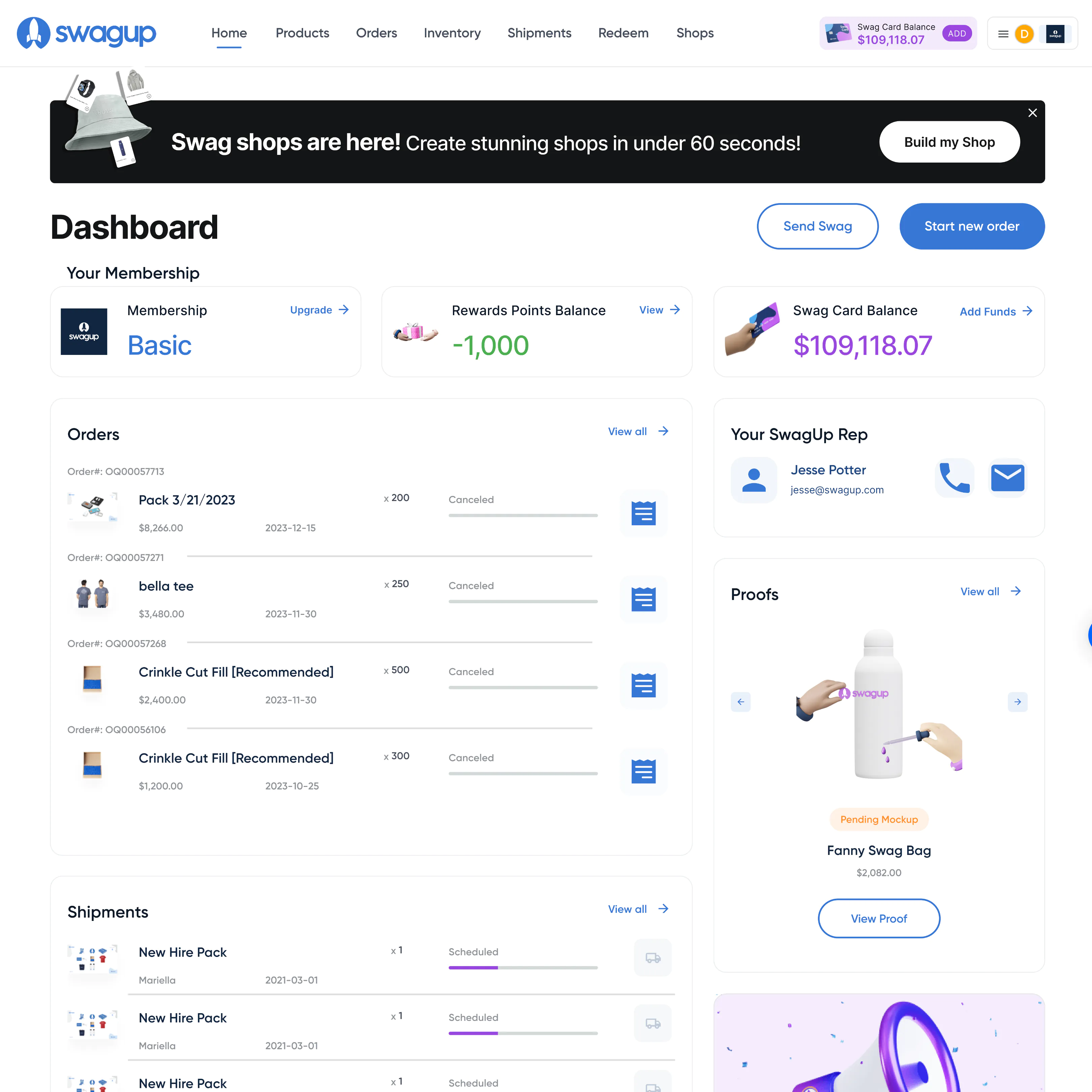 SwagUp - Create, Automate, Distribute High Quality Swag