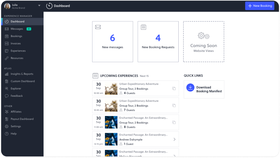 Event Tracking Software Management Platform Anyroad Experience Manager