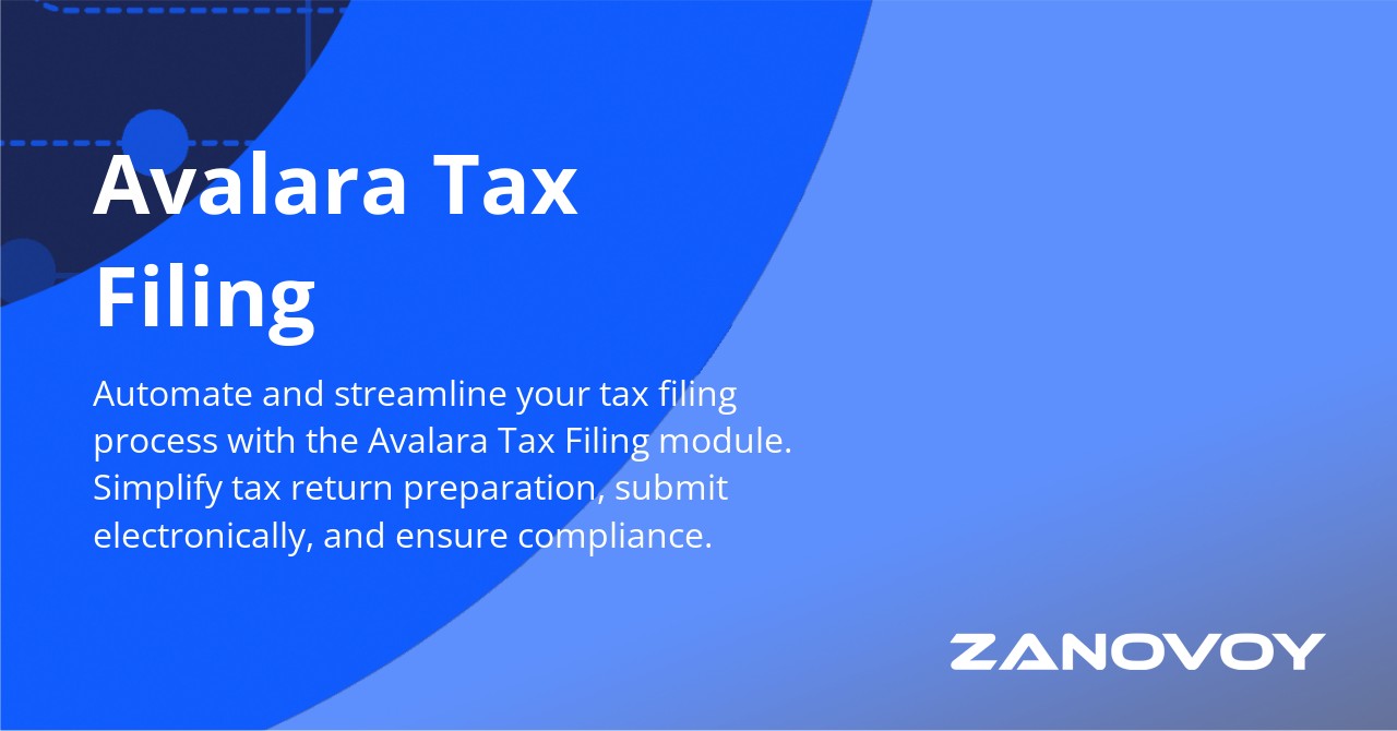 Avalara Tax Filing Module Explored