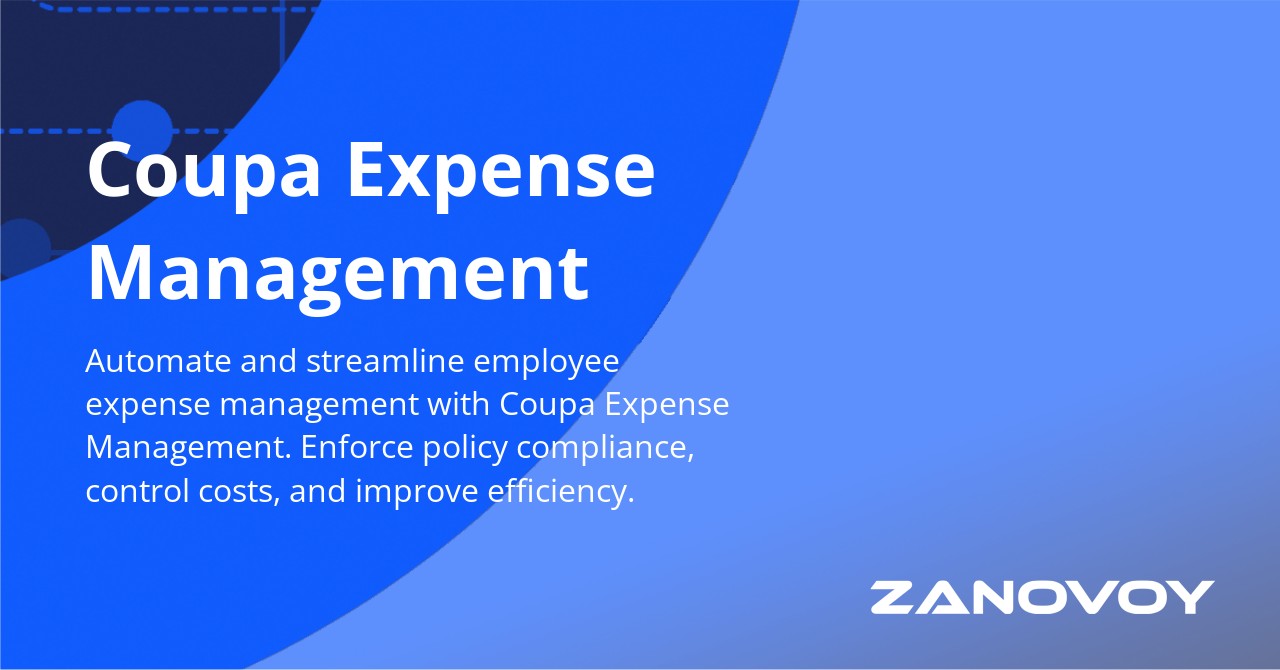 Coupa Expense Management Module Explored