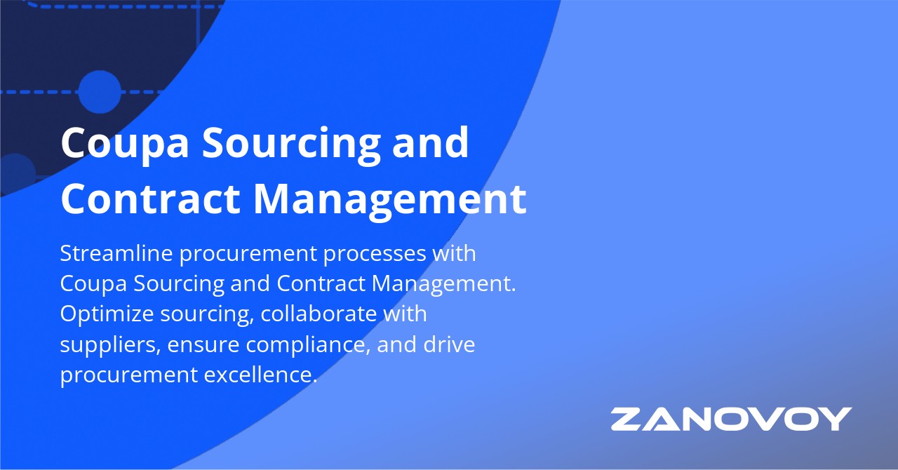 Coupa Sourcing and Contract Management Module Explored