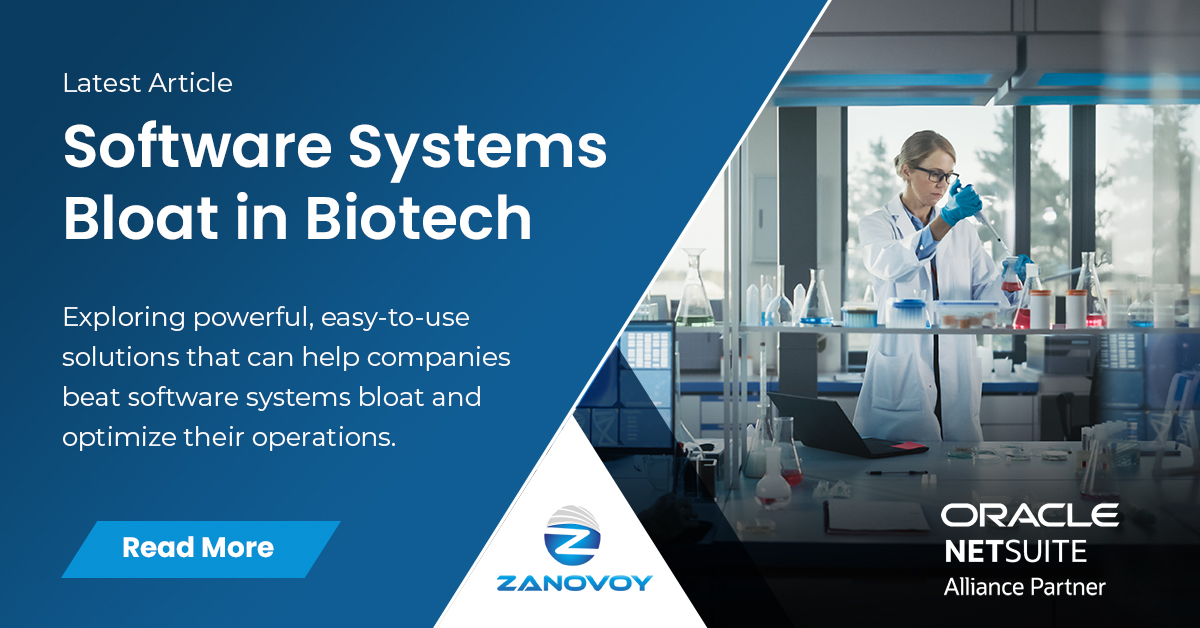 Beating Software Systems Bloat in the Biotech Industry