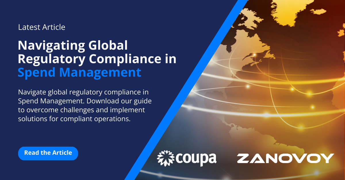 Navigating Global Regulatory Compliance in Spend Management