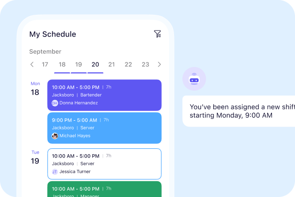 Shift Scheduling App for Small & Large Businesses