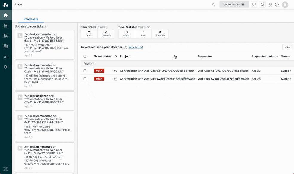 Create AI Chat Bot for Zendesk