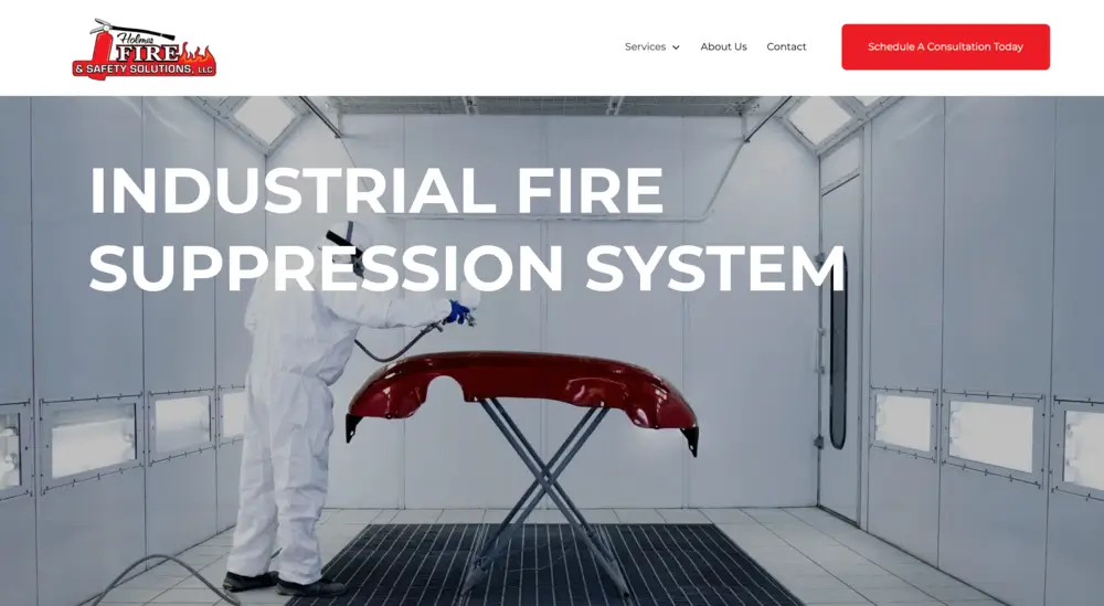 Industrial Fire Suppression System | Holmes Fire & Safety Solutions