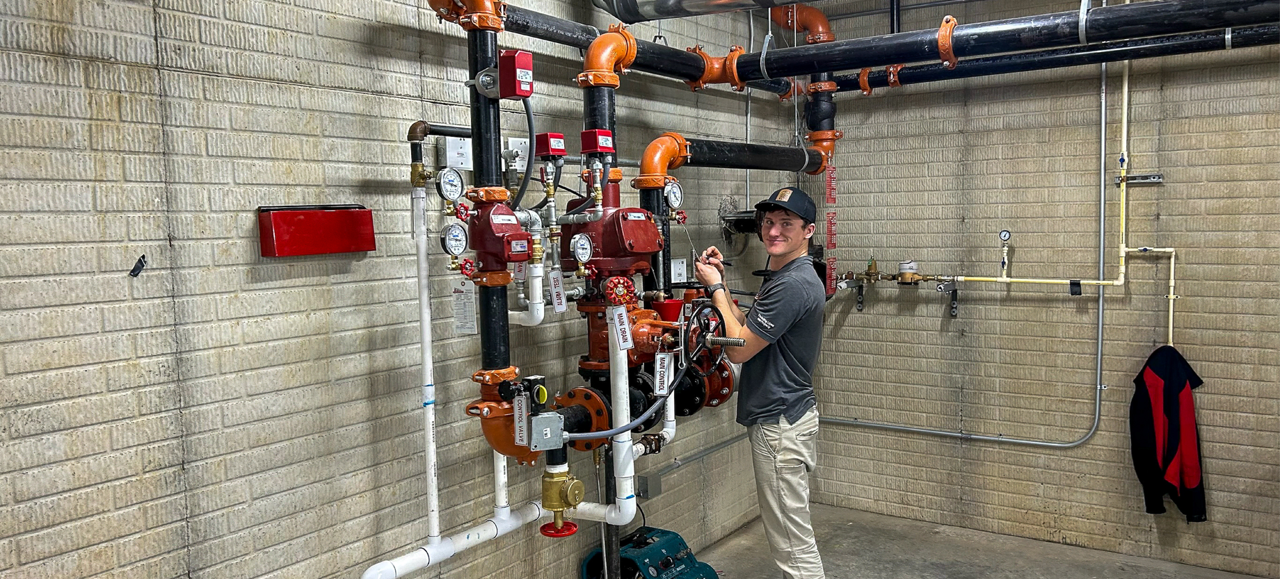 We take care of your fire sprinkler system inspections.