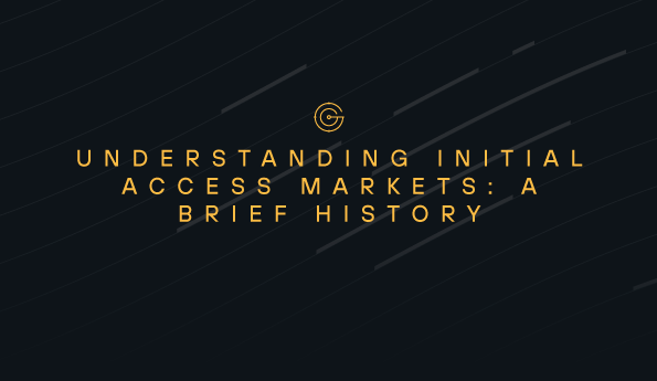 Understanding initial access markets: A brief history