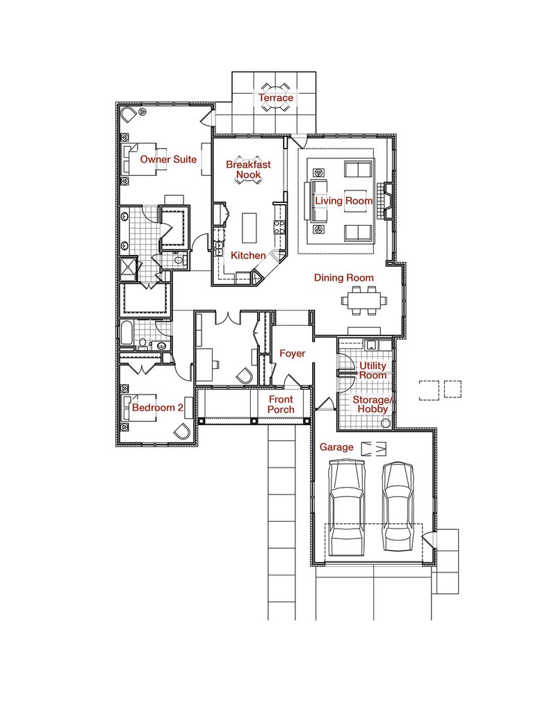 Cottage Home - The Magnolia