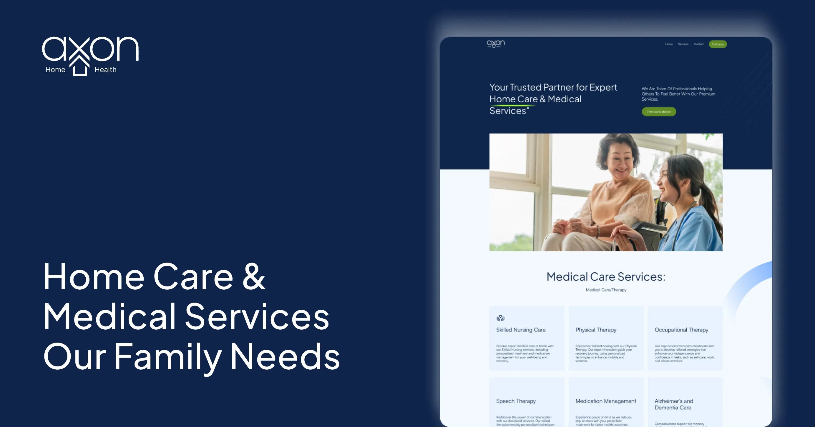 Homepage | Axon Home Health - Homecare & Medical Services
