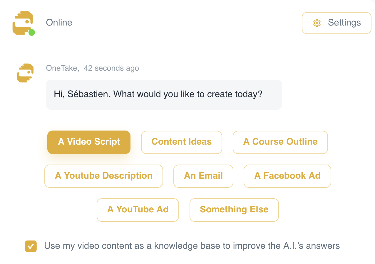 Features of OneTake AI - The Next-Gen AI Video Editor & Translator