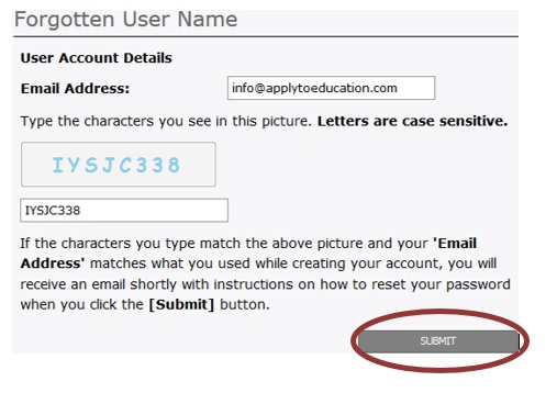 Forgot Your Login?