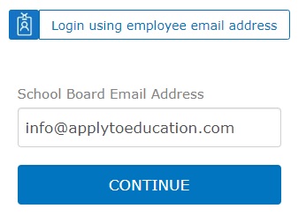 Logging In Using my Employee Email Address