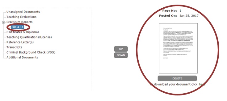 Uploading Supporting Documents