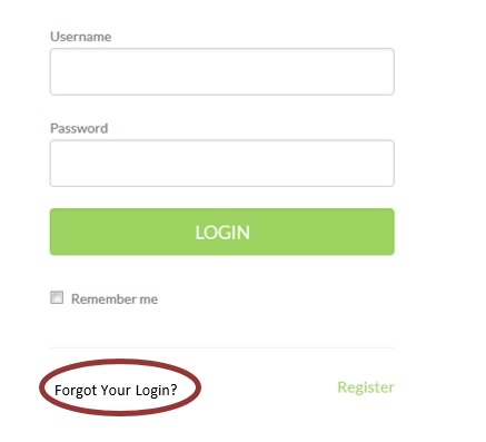 Forgot Your Login?