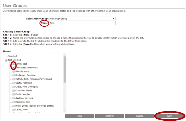 How To Create User Groups