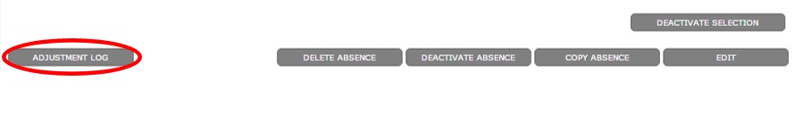 Reviewing Adjustment Logs