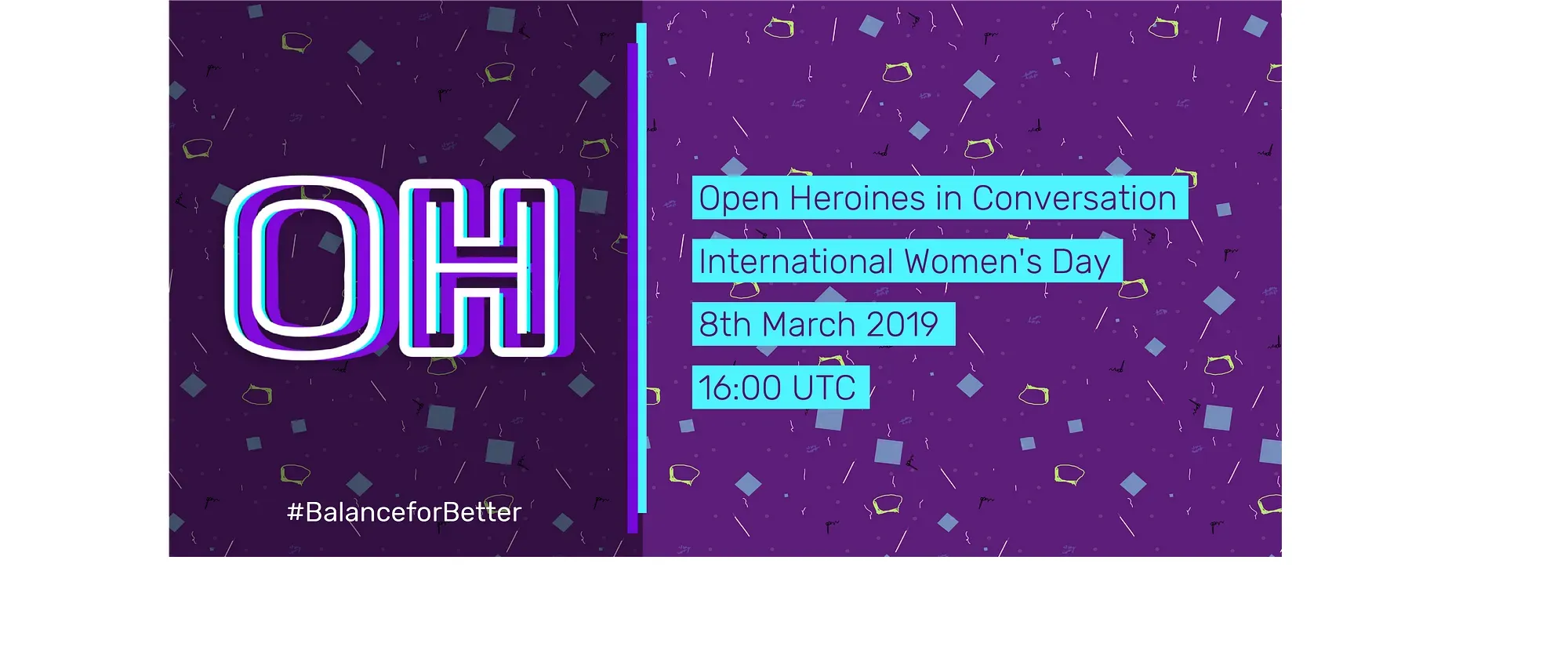 Join our virtual event on March 8: Balance for better! | Open Heroines