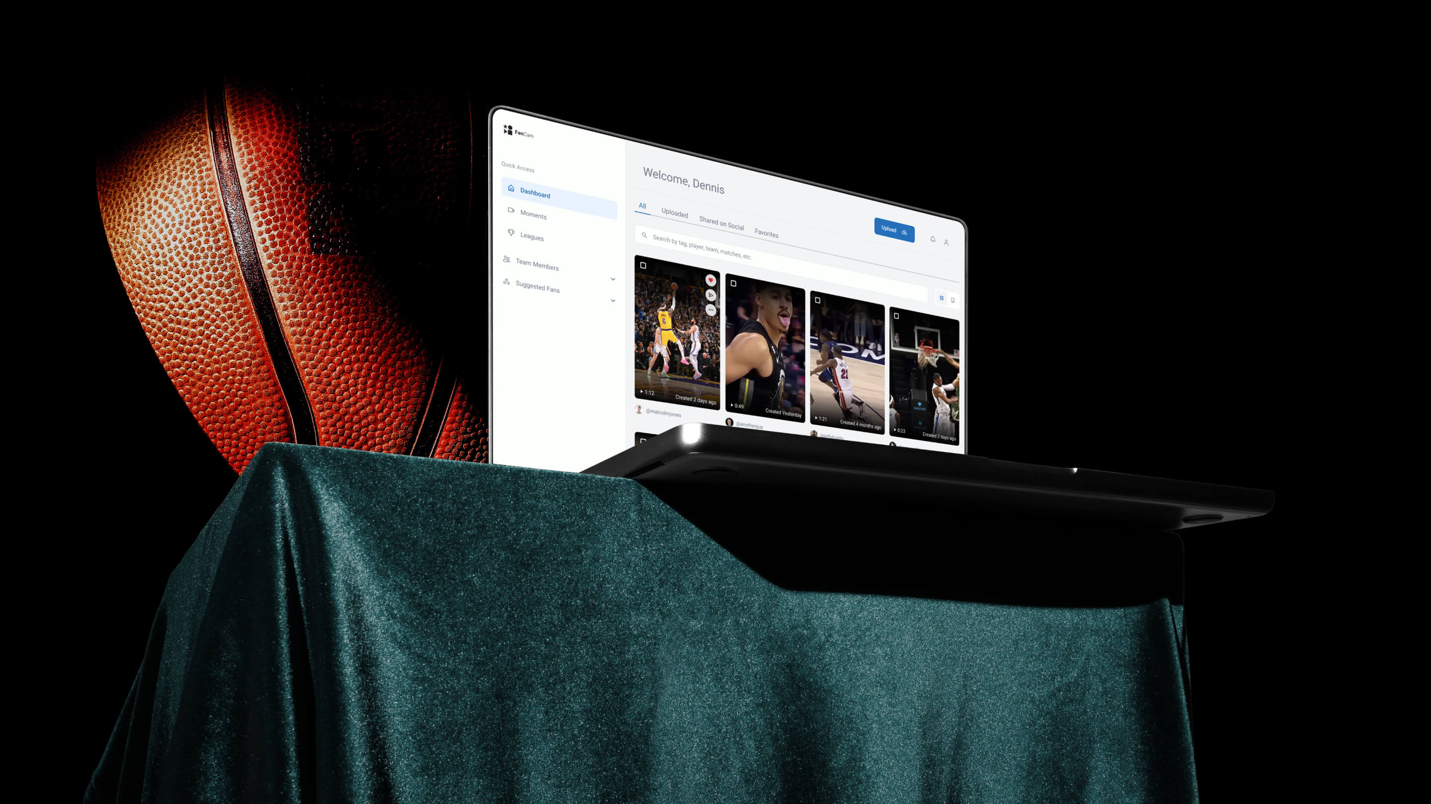 RedWolf Labs x Fan Cam - Sports Media Hub For Teams and Fans