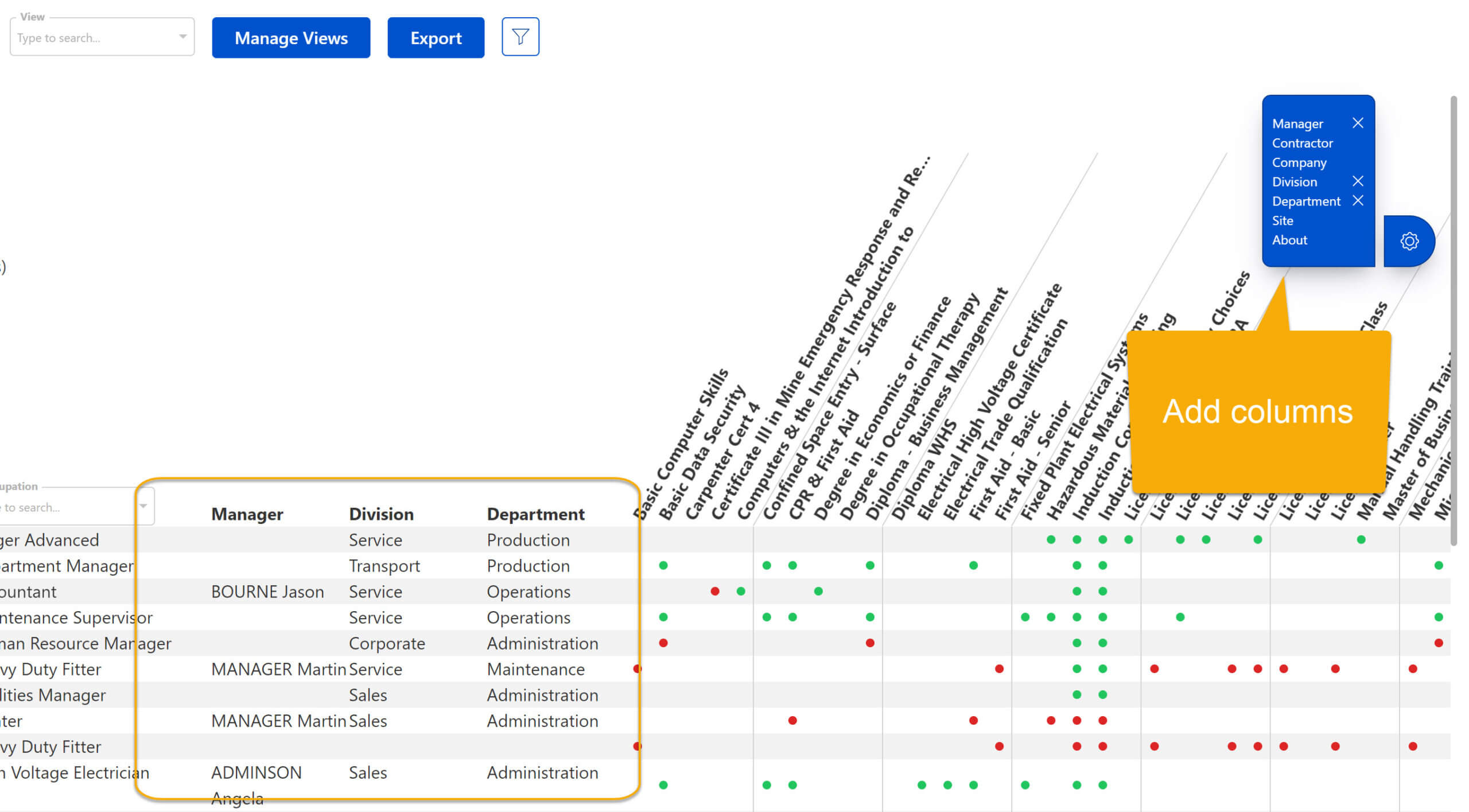 The Training Management Matrix - myosh