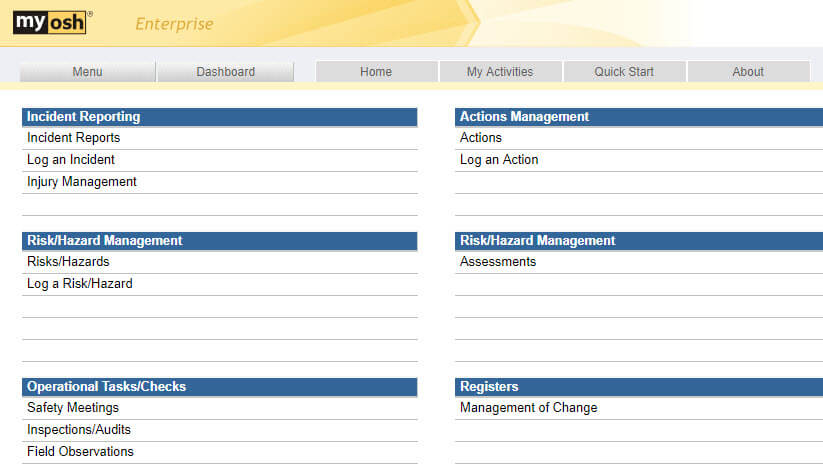 Which myosh software version are you using? - myosh