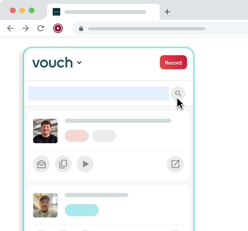 Work is personal again | Vouch
