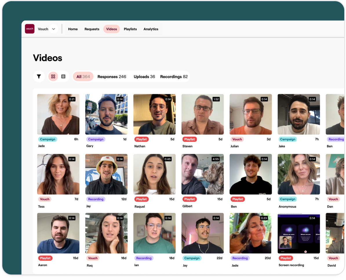 Work is personal again | Vouch