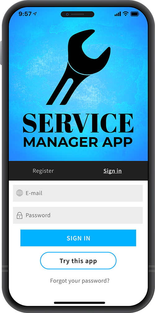 Service Manager App - Digital Logbook for Service Records
