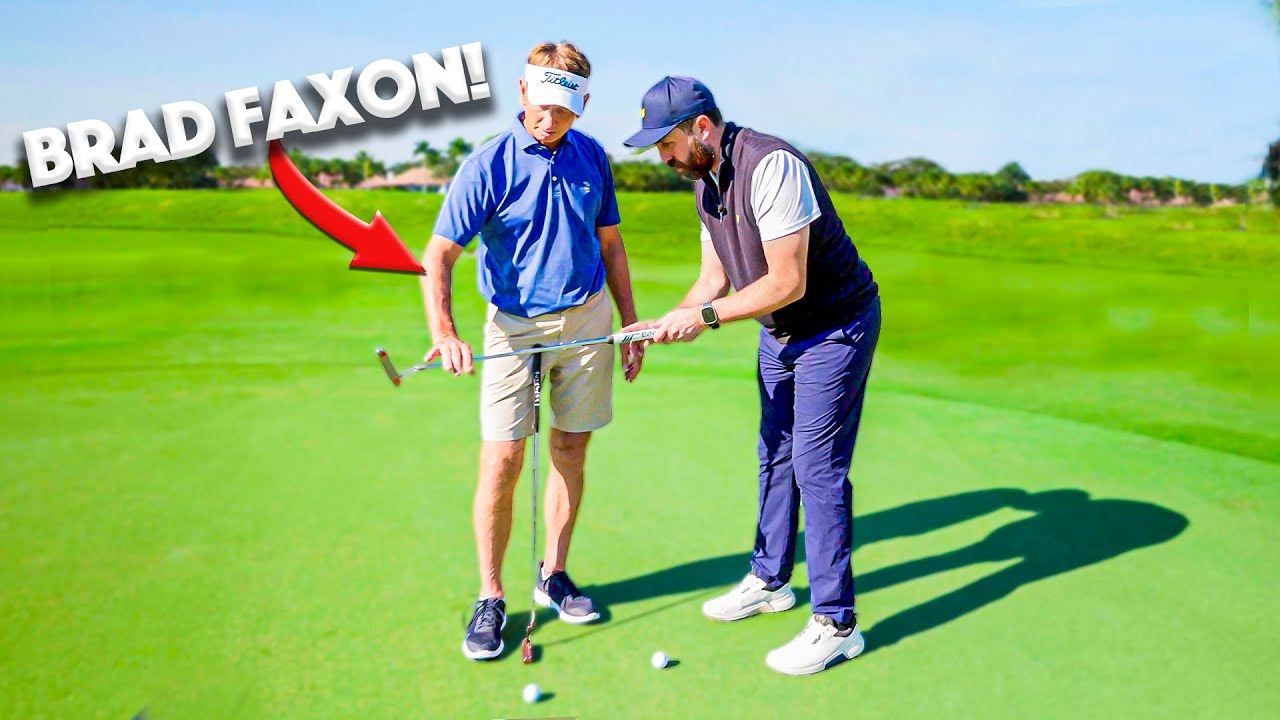 I get a Lesson from the WORLDS BEST Putting Coach (Brad Faxon) - Rich ...