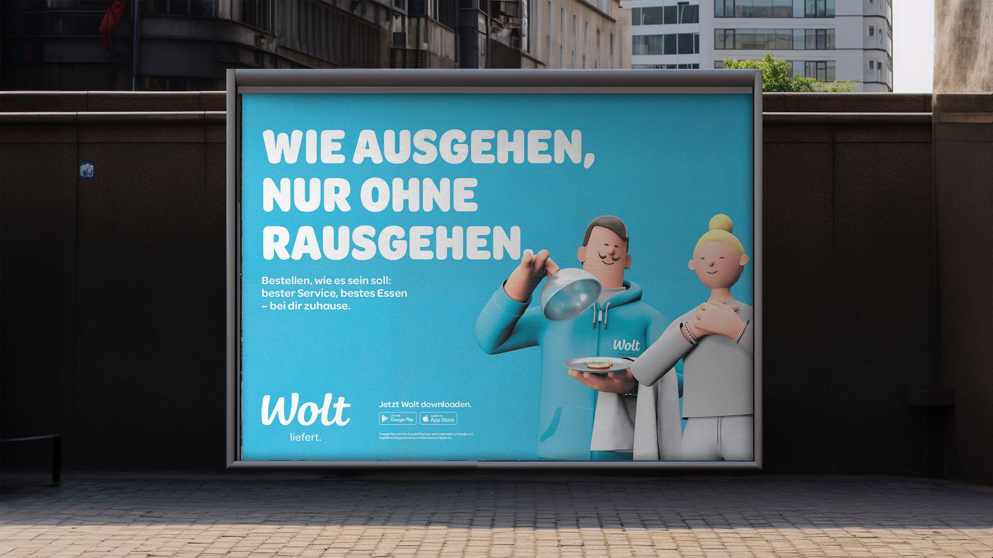 DOJO arbeitet nicht nur für Geld, sondern auch für Wolt.