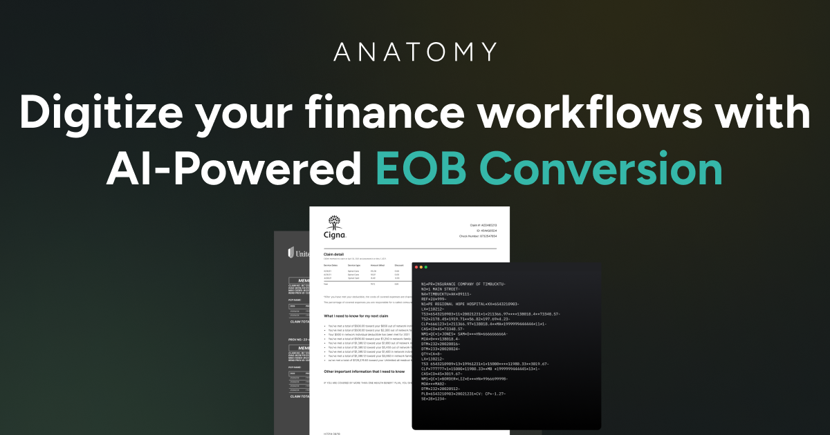 EOB Conversion | Anatomy