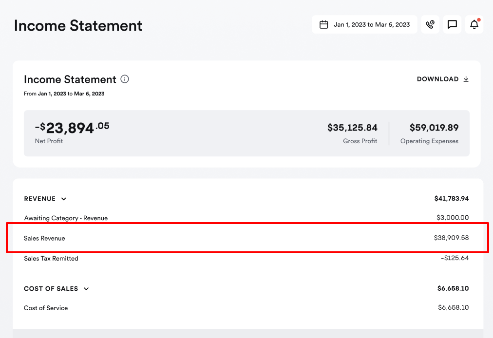 Financial Reports - Bench Help Center