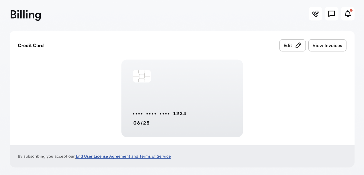 Changing my Billing Details - Bench Help Center