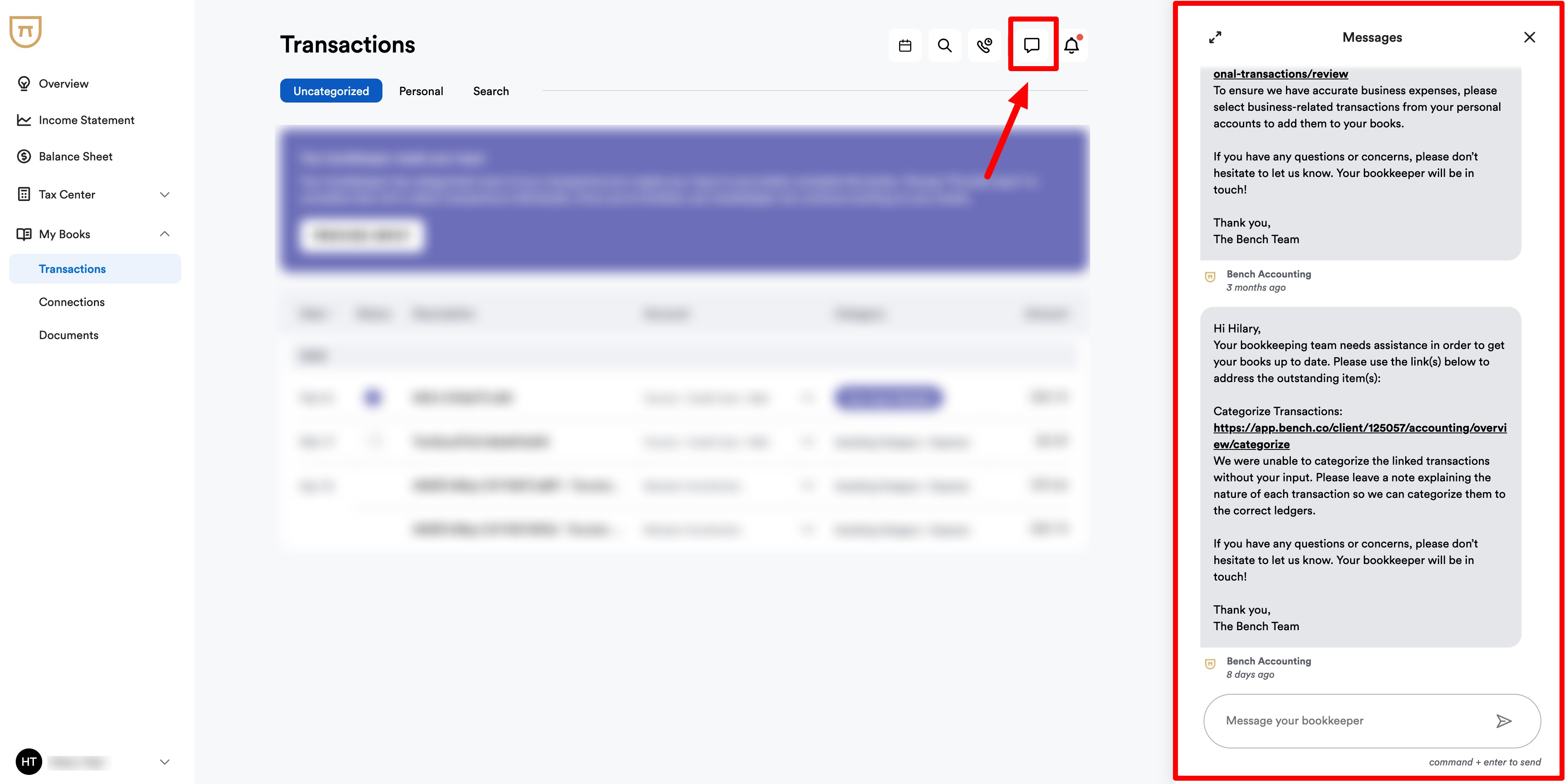 How to Navigate the Bench App - Bench Help Center
