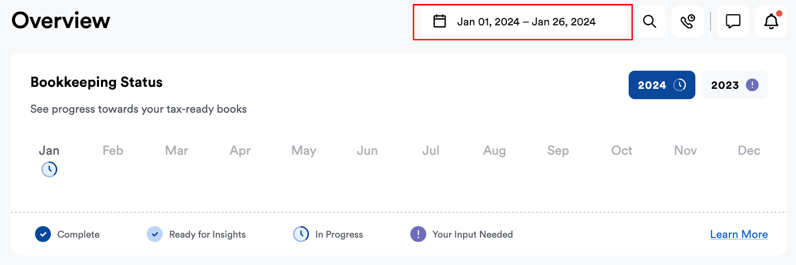 How to Select the Right Dates for Your Reports - Bench Help Center