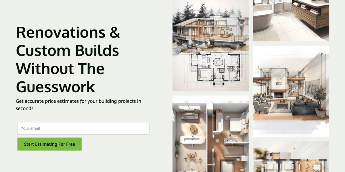 Renovations, Extensions & Custom New Home Pricing Tool – B4U Build