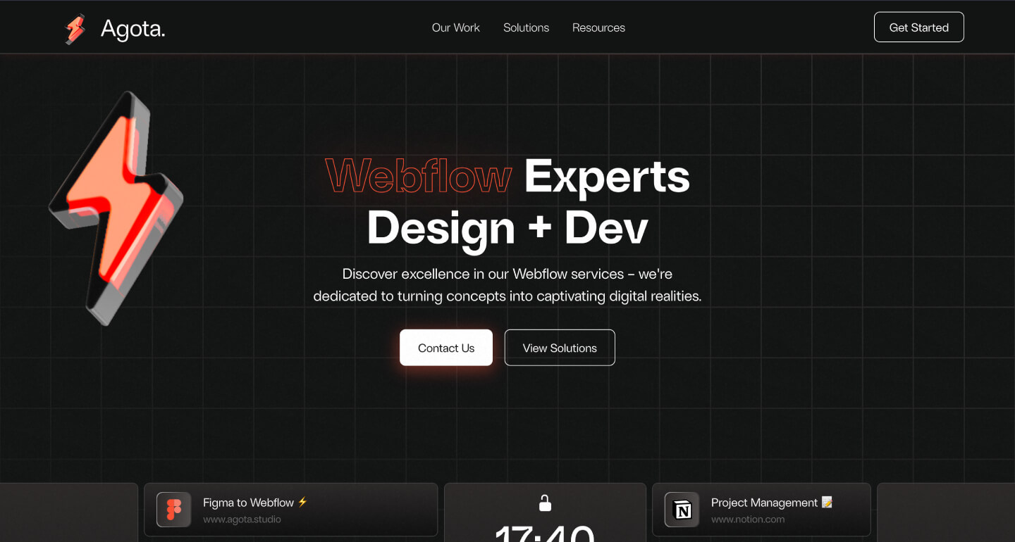 Agota - Webflow Experts Design and Development