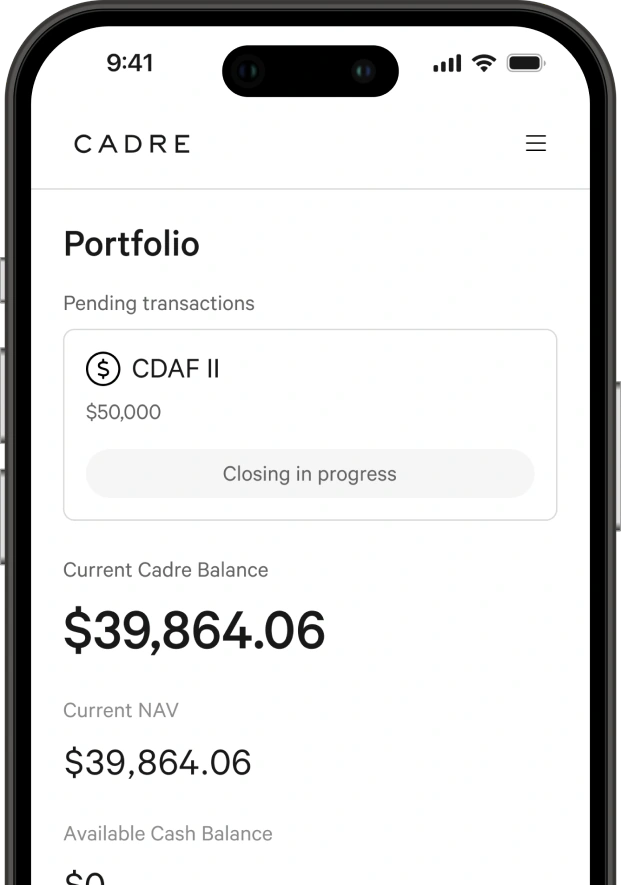 How it works - Invest with Cadre | Cadre