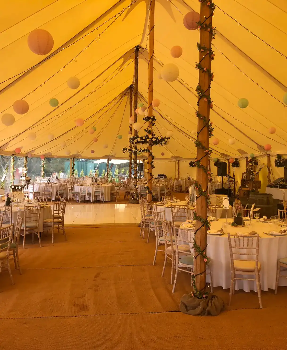 4 pole Wedding Celeste Marquee