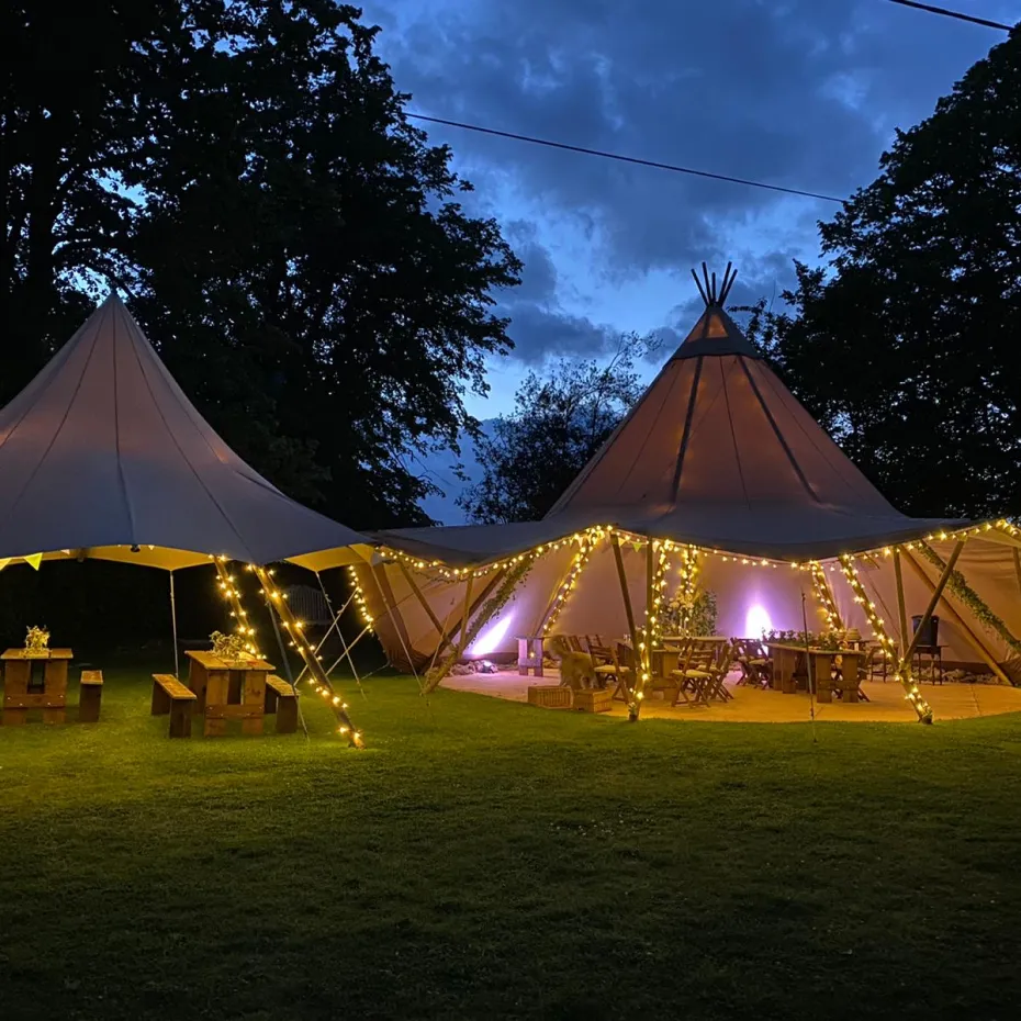 Tipis for Hire for small to large events in Herts, Beds and Bucks