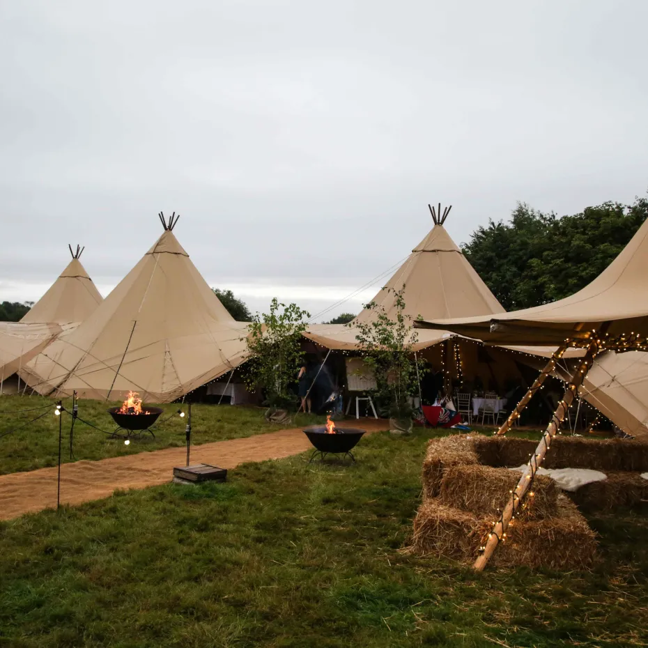 Tipis for Hire for small to large events in Herts, Beds and Bucks