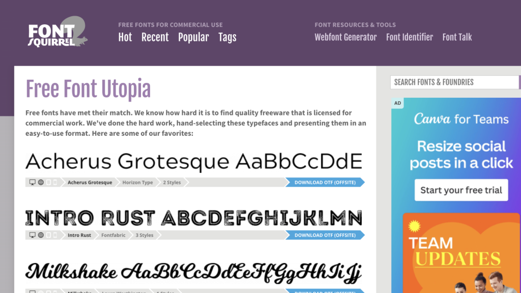 10 Font Downloads Sites Every UI Designer Should Bookmark