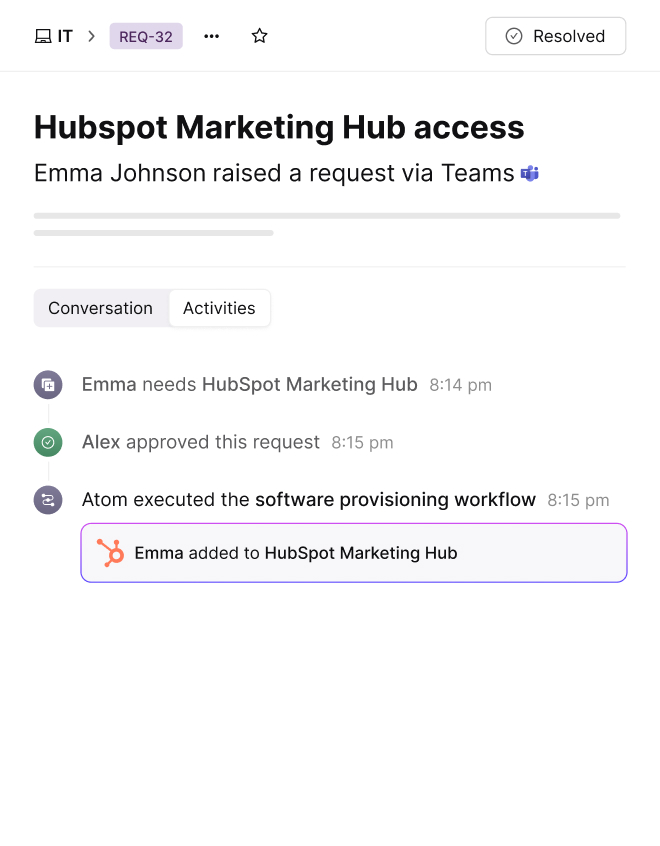 Atomicwork | Conversational ITSM Software and AI Service Desk