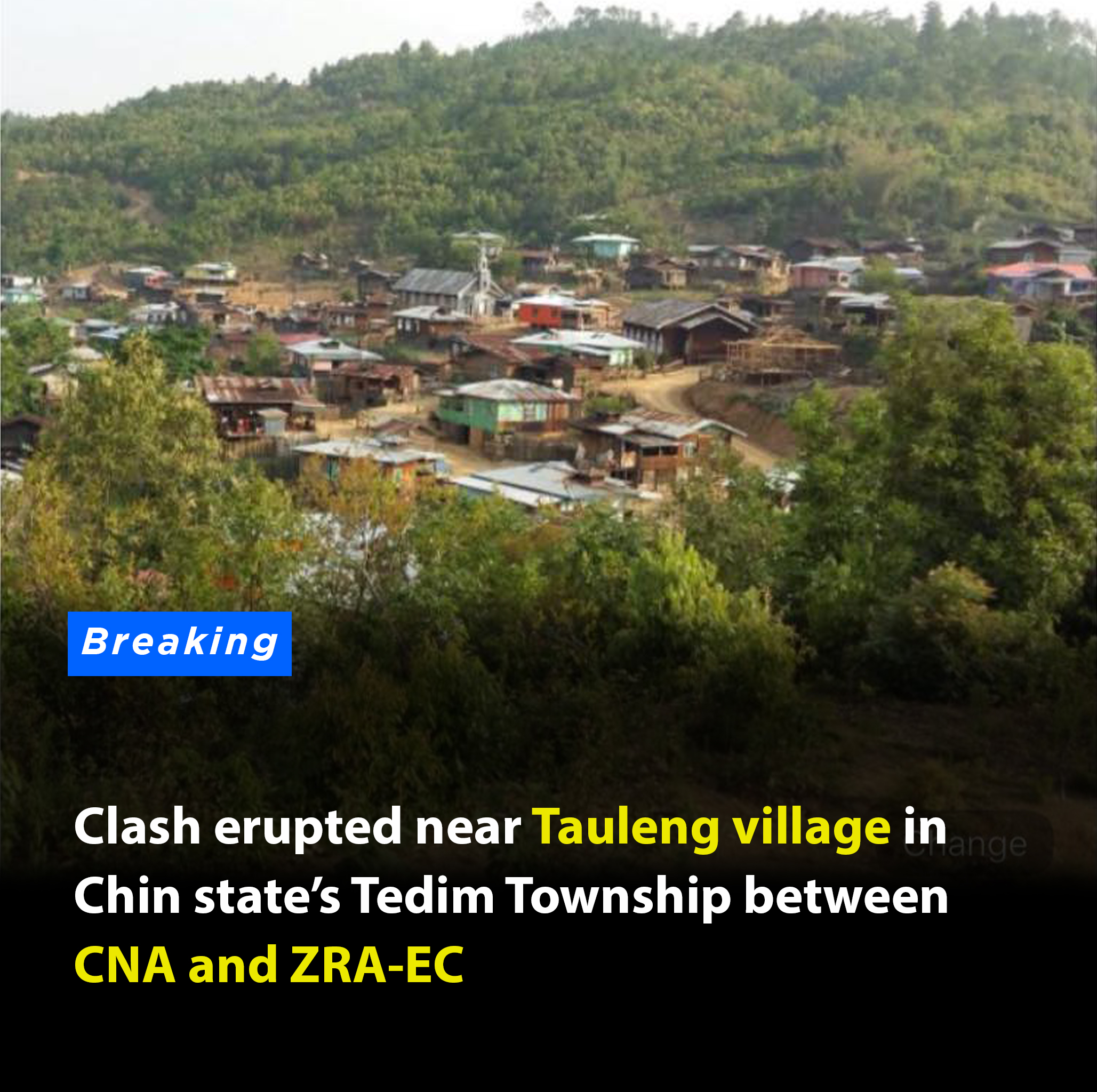Clash Erupted Between CNA and ZRA-EC Near Tauleng Village