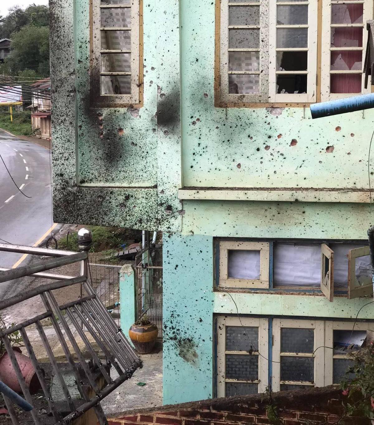 A local Armed Resistance Group Attacks Myanmar Military Outpost In ...