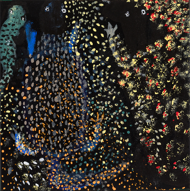 cbOne Gallery | Reggie Uluru - Wati Ngintaka Perentie Lizard Man