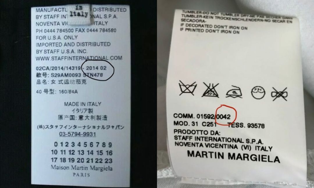 How To Identify Maison Margiela: Maison Margiela Tag Meaning