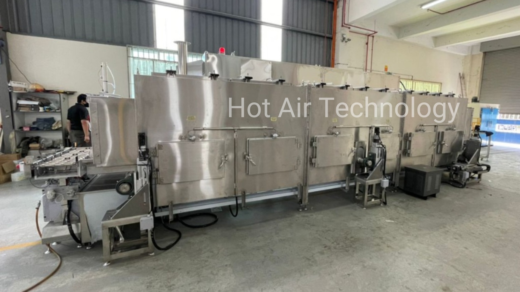 Hard Disk Drive (HDD) Platter Cassette Curing Heating Tunnel / Conveyor ...