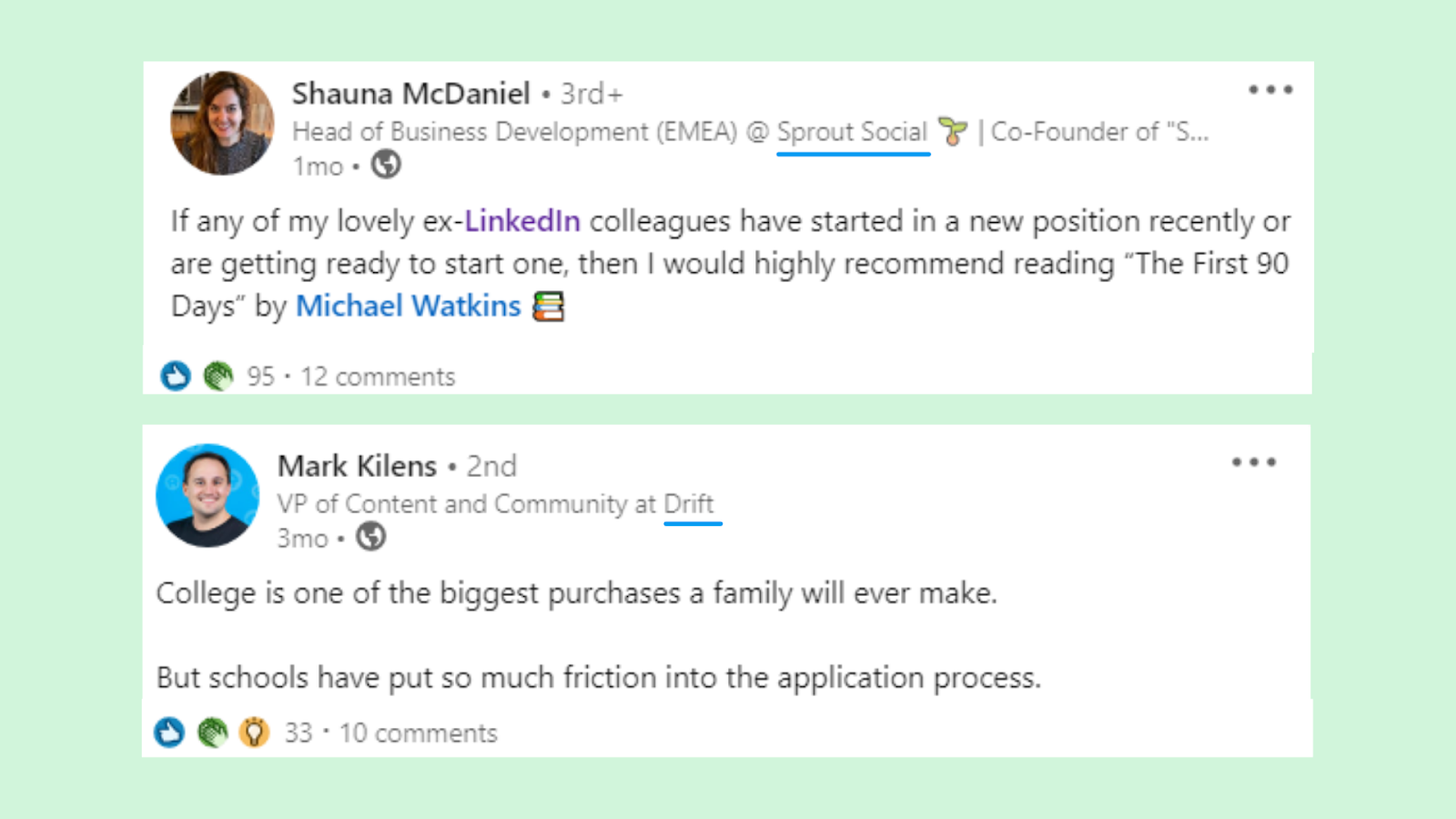 Linkedin Post Examples | MixBloom
