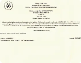 PROphetNSCLC Test | OncoHost's Lung Cancer Test